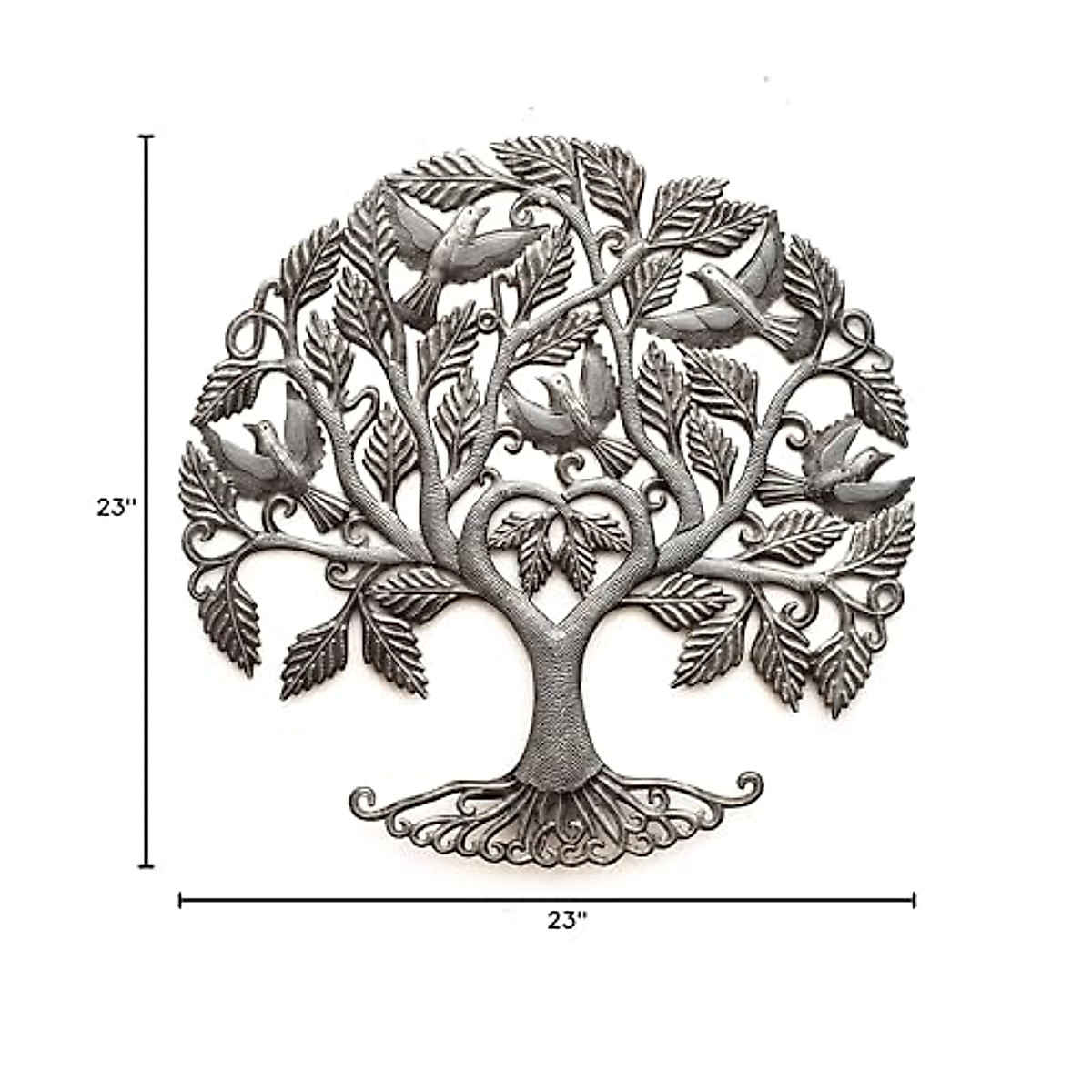 Fall Home Decor, Tree of Life Family Art, Indoor Outdoor Garden Plaques, Handmade, 23 Inches