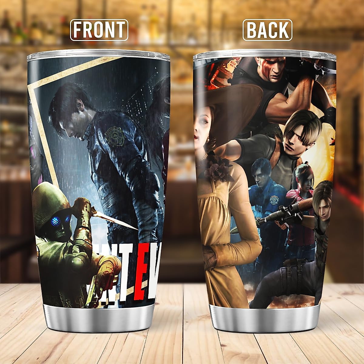 Tumbler Resident 20 30 Oz Office Evil Iced Stainless Steel Insulated Travel Tea Hot Coffee