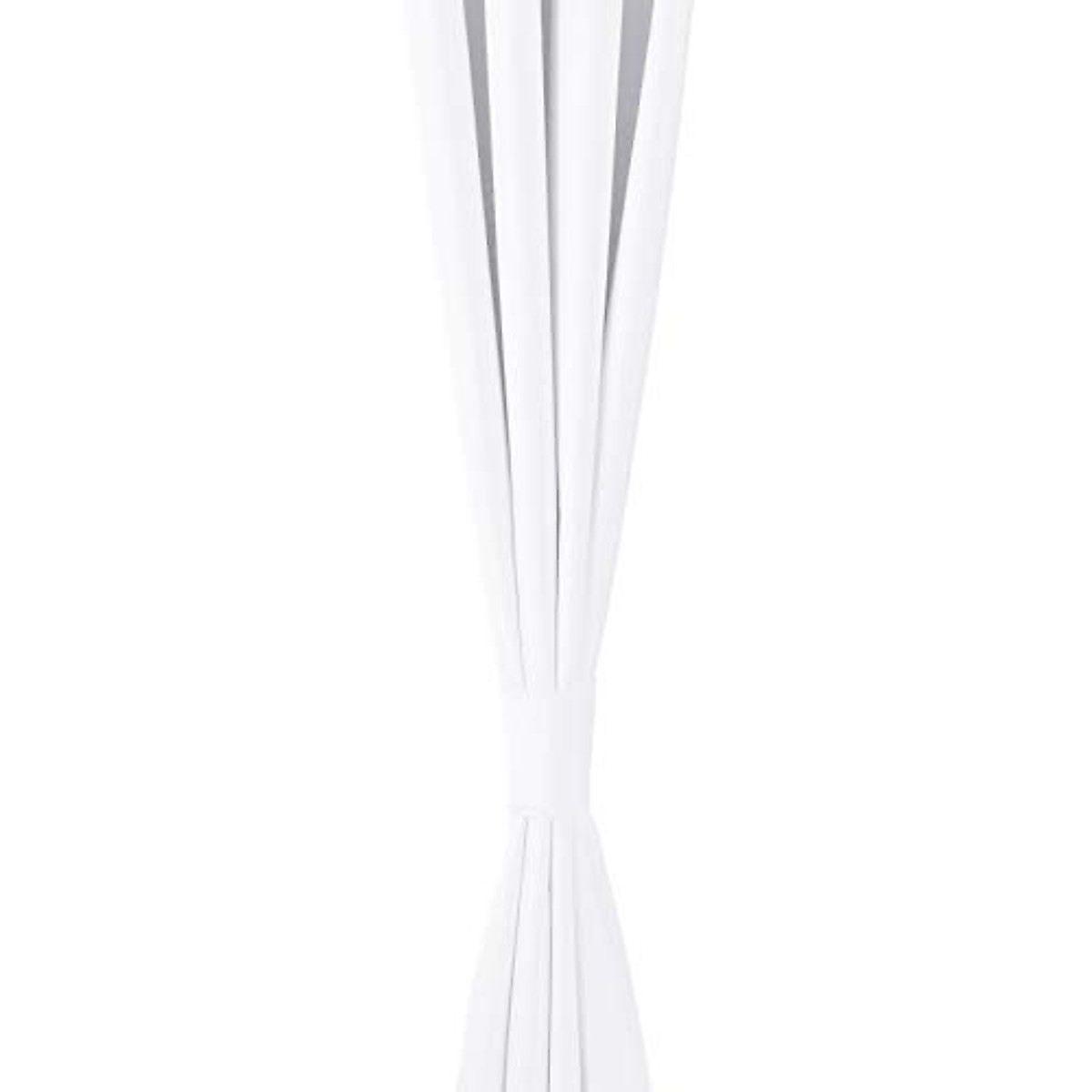 Amazon Basics Room Darkening Blackout Window Curtains with Grommets - 52 x 84-Inch, White, 2 Panels