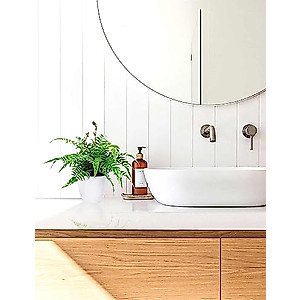 NOUKOW 14" Small Fake Boston Ferns Artificial Plants for Home Decor intdoor Fake Potted Plants for Office Desk Farmhouse Room Decor