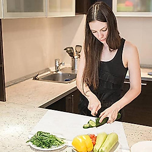 Acrylic Cutting Boards For Kitchen Counter, Clear Cutting Board With Lip For Countertop, 18 X 16 Inch Non Slip Acrylic Chopping Board For Counter Protector