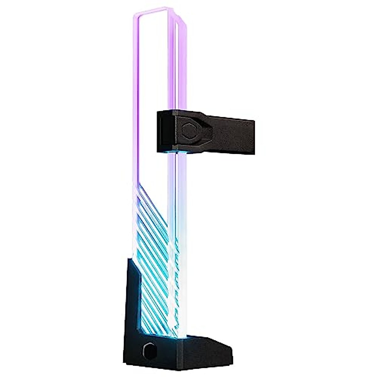 Cooler Master MasterAccessory ARGB GPU Support Bracket, Edge-Lit ARGB Tempered Glass, Universal GPU Bracket, Multiple Orientations (MCA-U000R-GSBTG-00)
