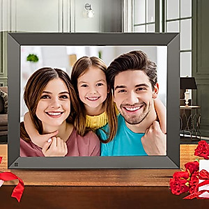 15-inch WiFi Digital Photo Frame - Fullja Smart Digital Picture Frame, Full Function, Slideshow, Motion Sensor, 32GB Electronic Photo Frame Wall Mountable Instant Share Photos/Videos via App, Cloud