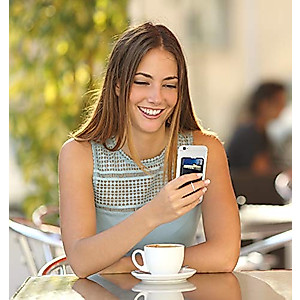 COBALTX Leather Cell Phone Ring Wallet Adhesive and Matching Magnetic car Vent Mount Card Holder Back of Phone All in one Combo Wallet Ring Grip Kick Stand Phone Wallet Stick on with Ring (Hot Pink)