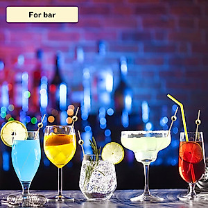 120PCS Cocktail Picks Toothpicks for Appetizers Cocktail Picks for Drinks Bamboo Toothpicks Cocktail Toothpicks Fancy Toothpicks for Appetizers Pink Pearl Toothpicks for Food Long Toothpicks 4.7Inch