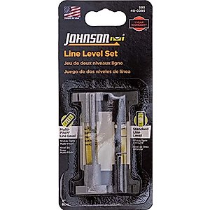 Johnson Level & Tool 595 Structo-Cast Line Level, 3", 1 Level Kit