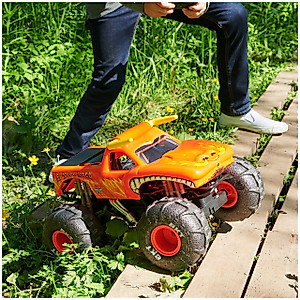 Monster Jam, Official El Toro Loco, Remote Control Monster Truck, Walmart Exclusive, Authentic Sounds, 1:10 Scale