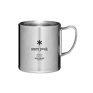 Snow Peak MG-214 Stainless Steel Vacuum Mug, 450