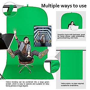 RGTBANWPN Green Screen Chair, 59in Portable Green Screen, Portable Background, 4.65ft Green Background Screen Portable, Chroma Key Green for Video