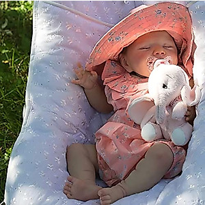 BABESIDE Lifelike Reborn Baby Dolls - 20-Inch Soft Full Vinyl Body Realistic-Newborn Sleeping Baby Girl Doll with Toy Accessories Gift Set for Kids Age 3+ & Collection