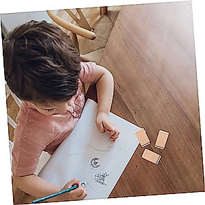 LIGHTAOTAO Kids Stamps 1 Box Wooden Stamp Set Wooden Stamps Stamps Stampers for Stampers Birthday Wood Mounted Rubber Stamp DIY Hand Account Seal Creative Stamps Wood Stamps Kids Stampers