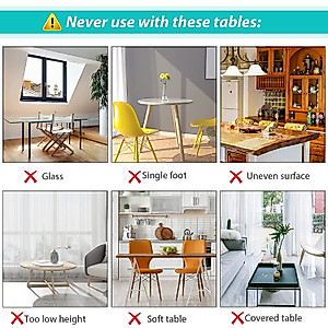 TOONOON Hook On High Chair with Tray, Fast Table Chair Clip on Table High Chair, High Chair That Attaches to Table Portable Baby Feeding Seat for Baby Toddler Washable for Travel Outside