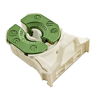 Retrofit Conversion Kit for 8' 2 Bulb Strip Fixture to 4' T8 4 Lamp LED Fixture Bracket Retrofit Kit - Complete Set Includes Plates, Non-Shunted Sockets, and Screws (1-Kit)