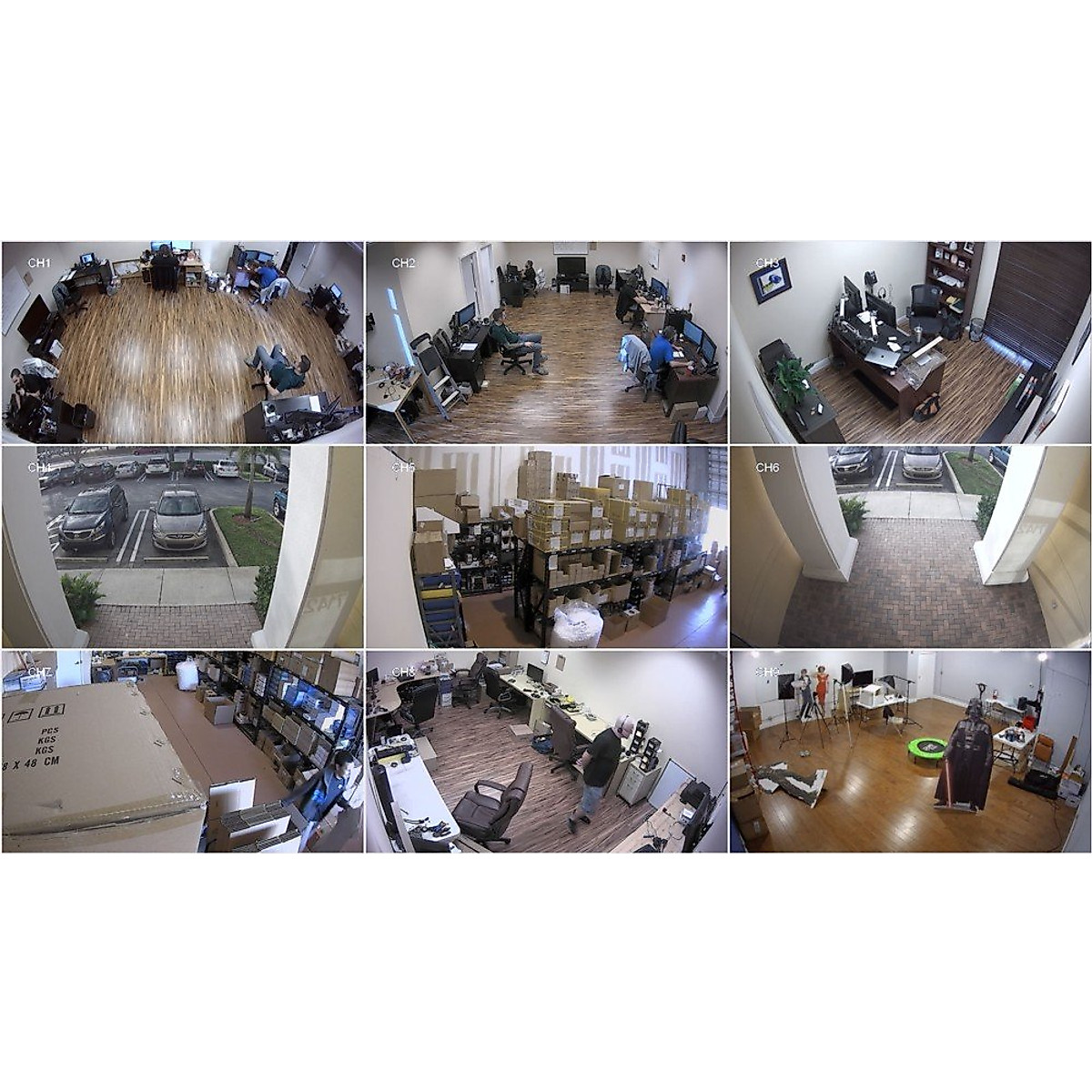 CCTV Camera Pros VM-99509 9 Channel CCTV Video Multiplexer, AHD HD-TVI HDCVI Analog Cameras, BNC VGA HDMI Output
