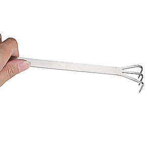 Rake Bonsai Tool Bonsai Tweezers 2 in 1 Stainless Steel Bonsai & Gardening Tool Root Rake + Spatula