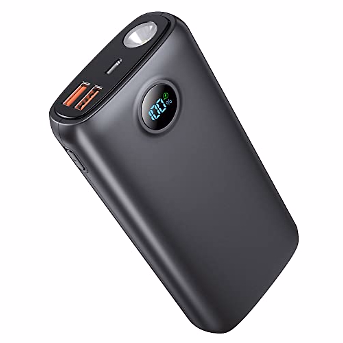 DIAMUAR Portable Charger 30,000mAh-Output Input USB C Fast Charging LED Display SCP22.5W PD3.0 QC4.0 Power Bank, Flashlight External Battery Pack for iPhone, Samsung Galaxy, LG, and More Black