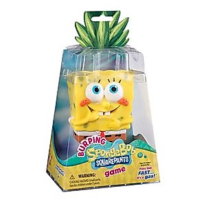 PlayMonster SpongeBob SquarePants Game — Fast, Musical Kids Game — Funny Sounds — Roll the Dice and Pass Him Fast — For Ages 6+, Yellow