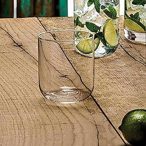 Luigi Bormioli - 11561/01 Luigi Bormioli Sublime 15.25 oz DOF Double Old Fashioned Glasses, Set of 4, Clear