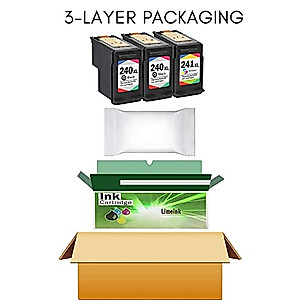 Limeink Remanufactured Ink Cartridges for PG-240XL CL-241XL High Yield for Pixma MG2120 MG2220 MG3120 MG3220 MG3222 MG3520 MG4220 MG4120 MX392 MX372 MX432 MX439 MX452 MX459 MX512 MX514 (3 pk)