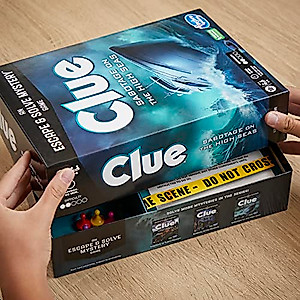 Clue Board Game Sabotage on The High Seas, Escape Room Game, Murder Mystery Games, Cooperative Family Board Game, 1-6 Players, 10+ (Amazon Exclusive)