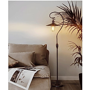 Floor Lamp Floor Light Standing Lamp Modern Industrial Floor Lamp for Living Rooms Bedroom Rustic Reading Standing Lamp Standing Indoor Pole Lamp Standing Light Bedroom