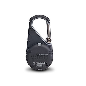 ION Audio Clipster Active | Bluetooth Clip-On Outdoor Speaker with Waterproof Rubber Covering & Mounting Bracket