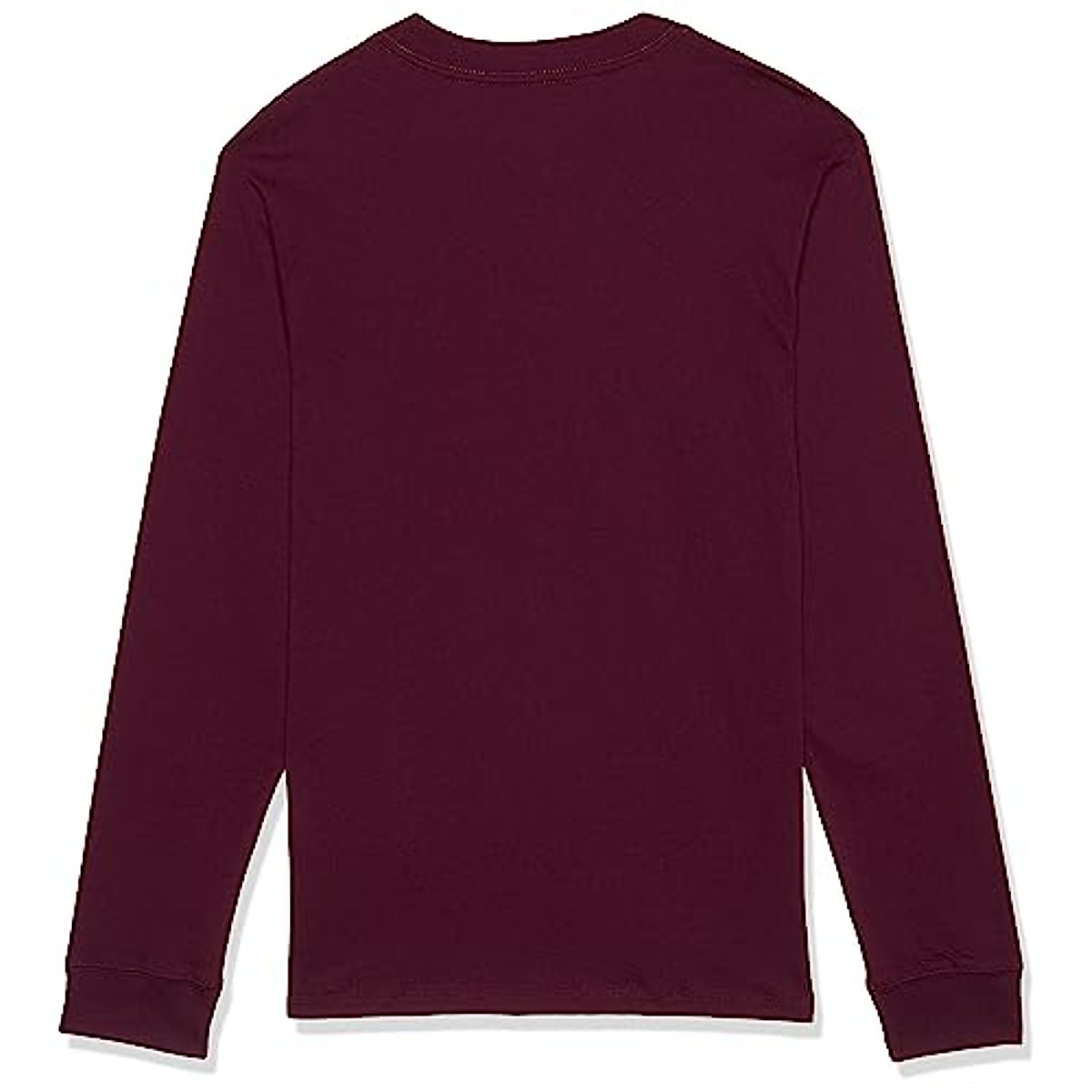 Hanes mens Beefy Long Sleeve Three-button Henley Shirt, Mulled Berry, Medium US