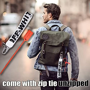 Sufesa White Keychain Wristlet, 2 Pack Keychain Lanyard Accessories, Badge Holder, Lanyard For Phone, Wrist (blue and pink)