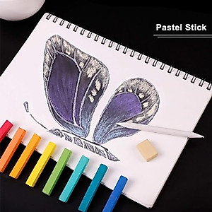 MEMX Sketch Book, 5.5”X8.5” 120 Pages (110gsm), Spiral Bound Artist Sketch Pad Notebook, Durable Acid Free Drawing Paper for Drawing, Writing, Painting, Sketching or Doodling, White