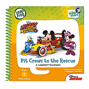LeapFrog Leapstart Nursery: Mickey and The Roadster Racers Pit Crews to The Rescue Story Book (3D Enhanced)