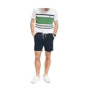 Nautica Men's 7" Pull-On Boardwalk Short, Navy