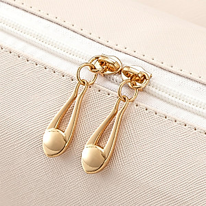 HBlife Pack of 3 Preppy Makeup Bag PU Leather Travel Toiletry Bag Set for Women Portable Chenille Letter Cosmetic Bag Waterproof Pouch Cute Zipper Organizer, Stuff, Skin and Hair