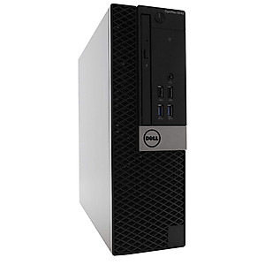 Dell OptiPlex 5040 Small Form PC Desktop Computer, Intel i5-6500, 16GB RAM, 2TB Hard Drive, Microsoft Office 365 Personal, Windows 10 Pro, Wireless Keyboard & Mouse, DVD, WiFi, HDMI, USB 3.0 (Renewed)