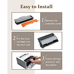 XZMHX TN660 TN630 TN-660 TN-630 Replacement Toner Cartridge Compatible for Brother MFC-L2700DW MFC-L2720DW MFC-L2740DW HL-L2300D HL-L2340DW HL-L2380DW DCP-L2540DW Printer (2 Pack)