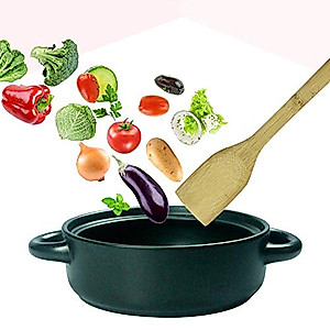 Tagine Pot with Handle, 20cm, Ceramic Pot, Casserole lid, Claypot Rice, High Temperature Resistance, Hand-Made Hand-Painted Taji Pot Slow Cooker Clay/Yellow