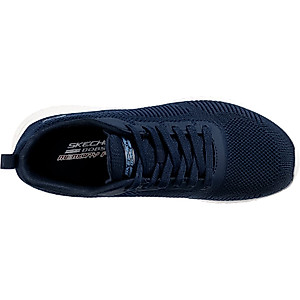 Skechers Women's Bobs Squad Chaos – Face Off Sneaker, Navy, 5 Wide