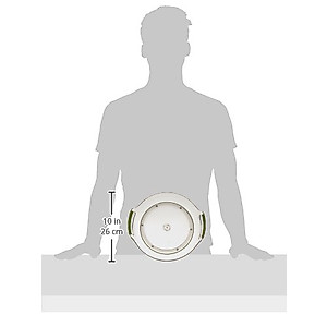 madesmart 95-51310-04 Short Portable Turntable, Shallow, Green