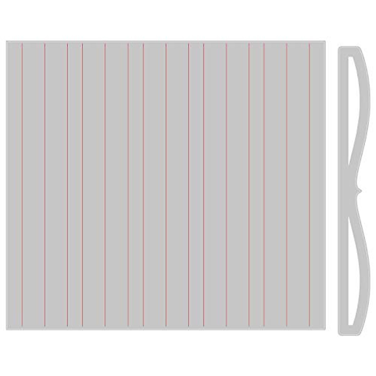 Sizzix Thinlits Die Set 2PK Bookbinding & Label by Eileen Hull, 665153, Multicolor