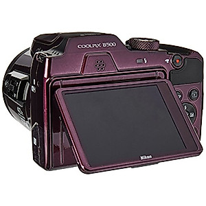 Nikon - COOLPIX B500 16.0-Megapixel Digital Camera - Plum (Renewed)