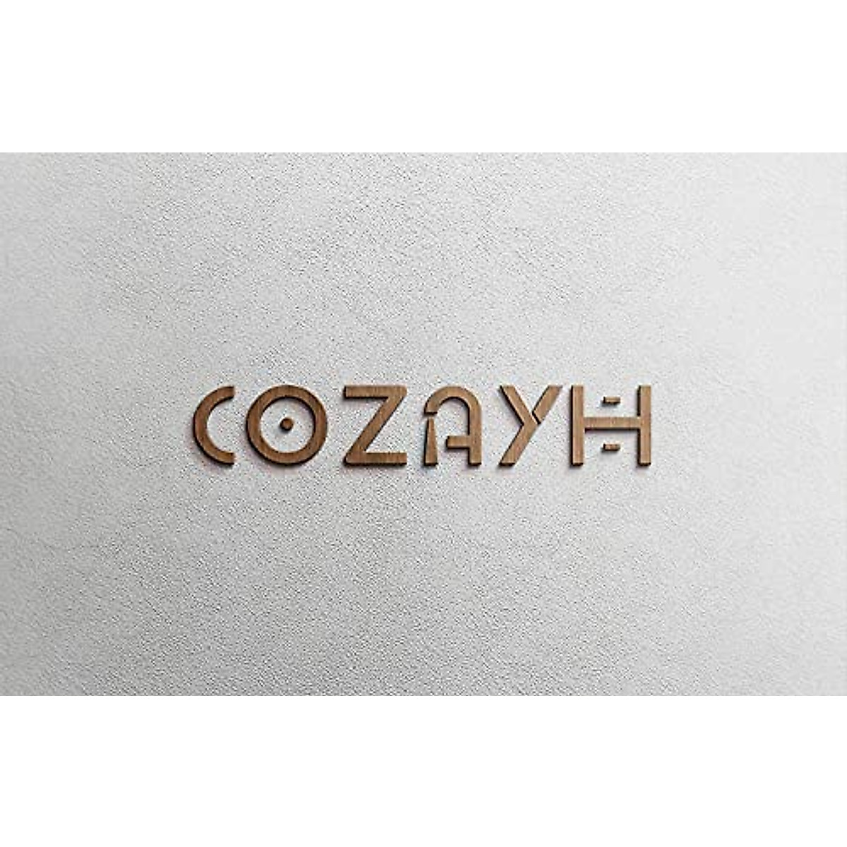 COZAYH 2-Piece Modern Farmhouse Living Room Coffee Table Set, Nesting Table Round Natural Finish with Handcrafted Wood Ring Motif