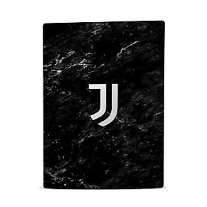Head Case Designs Officially Licensed Juventus Football Club Black Marble Art Matte Vinyl Faceplate Sticker Gaming Skin Decal Cover Compatible With Sony PlayStation 5 PS5 Disc Edition Console