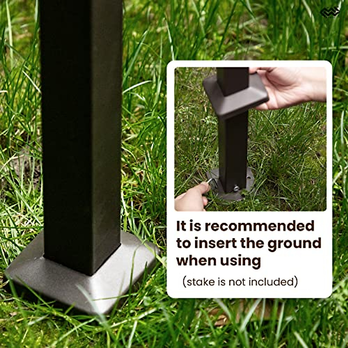 MEWAY 8x5 Grill Gazebo 2-Tiered Outdoor BBQ Canopy Tent, Beige