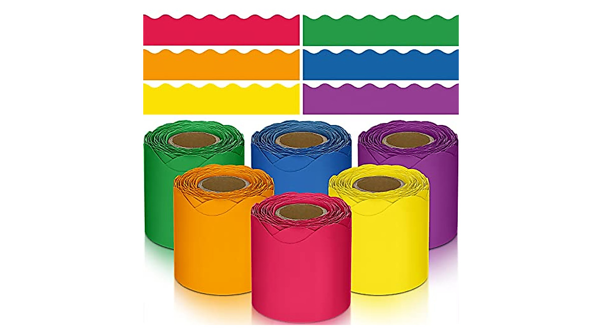Colorful Classroom Bulletin Board Borders - 196.8 ft
