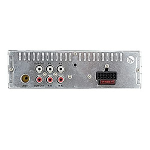 Jensen MPR2121 | 12 Character LCD Single DIN Car Stereo Receiver | RGB Custom Colors | Push to Talk Assistant | Bluetooth Hands Free Calling & Music Streaming | AM/FM Radio | USB Playback & Charging