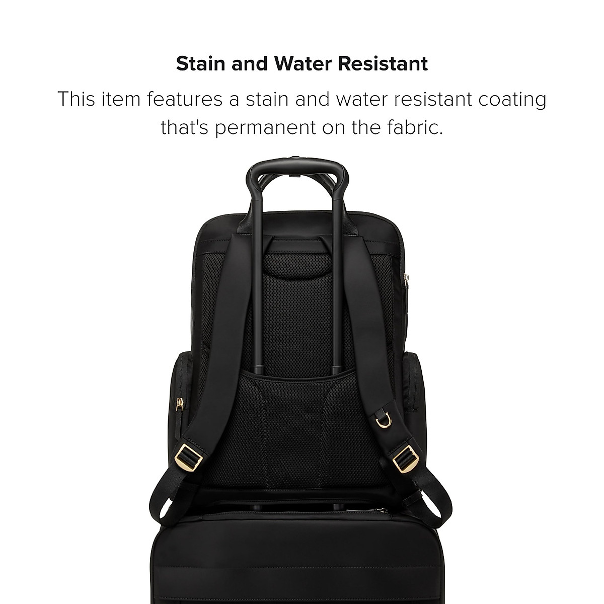 TUMI Voyageur Atlanta Backpack - Black/Gold