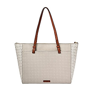 Fossil Women's Rachel Faux Leather Tote Bag Purse Handbag, Hearts (Model: ZB7446745)