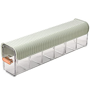 MOTHAF Multi-Functional Storage Box, 6 Cell Wall Mounted Transparent Storage Box, Underwear Socks Panties Drawer, Cabinet Storage Organizer, Hanging Storage Organizer