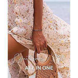 Feraco Copper Bracelets for Women, 99.99% Pure Copper Magnetic Bracelets with Effective Neodymium Magnets, Adjustable Jewelry Gift with Sizing Tool (Fishtail)