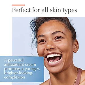 Avene A-Oxitive Antioxidant Water Cream, Vitamin C & E, Hyaluronic Acid, Free Radical Protection, 1 Oz