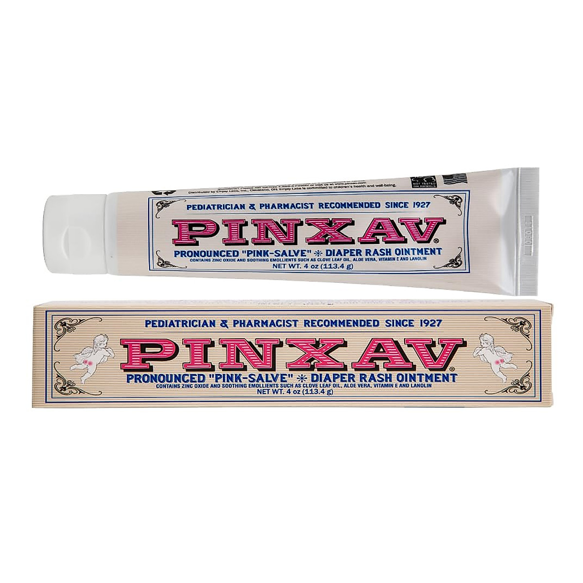 PINXAV Healing Cream, Fast Relief for Diaper Rash, Eczema, Chafing, Bed Sores, Acne, and Minor Cuts and Burns (4 OZ)